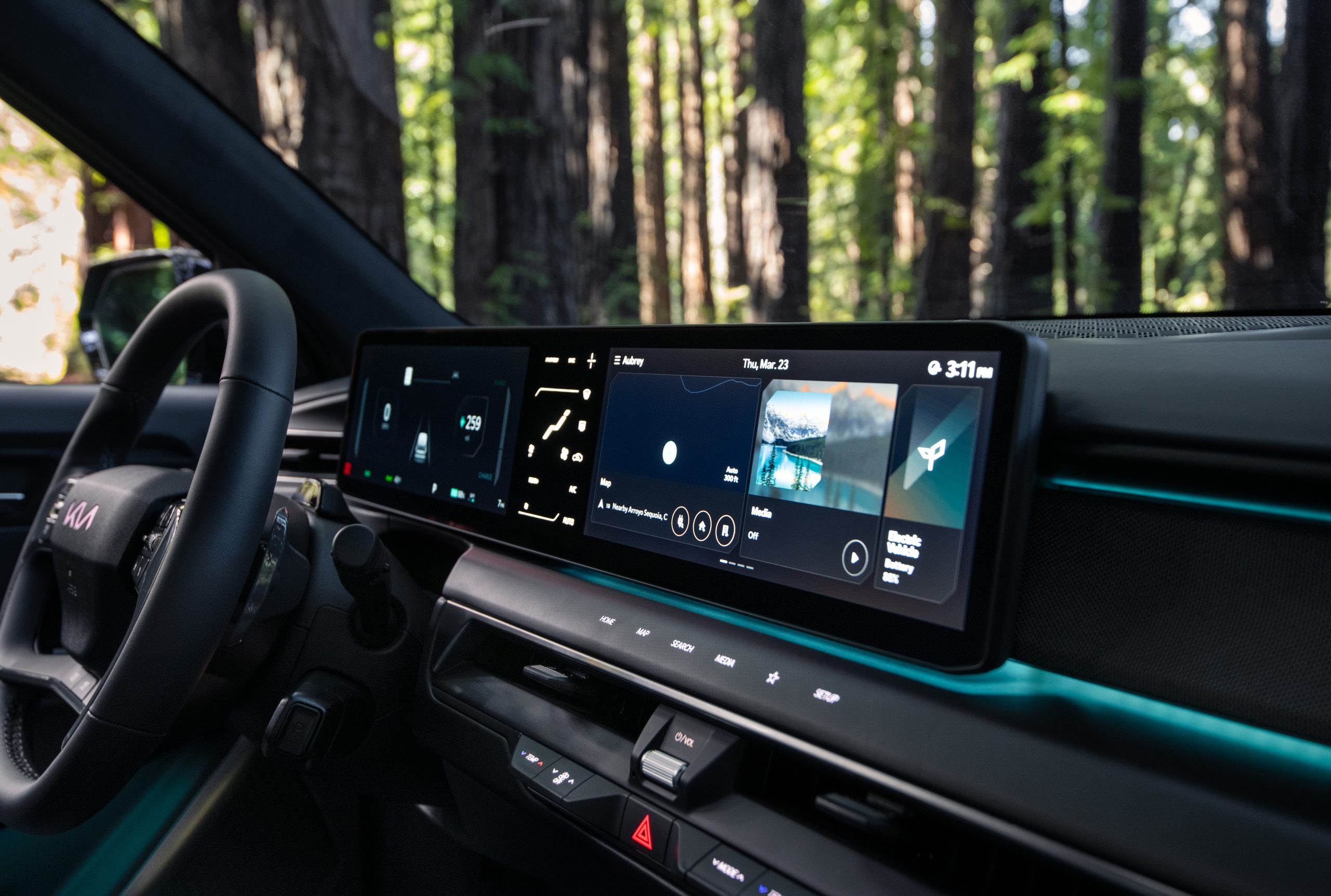 New KIA EV9 utilizes TouchNetix’ smart surface for dashboard controls - CIE