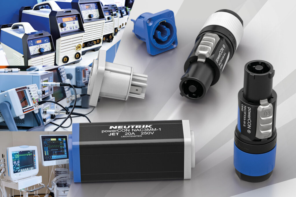 Neutrik powerCON locking power connectors now available from Lane ...