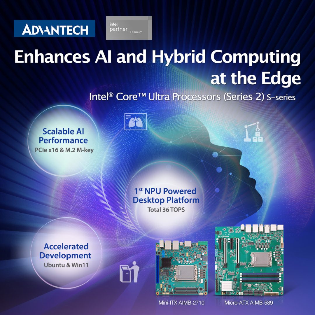 Advantech adopts Intel Core Ultra processors (Series 2) to accelerate ...