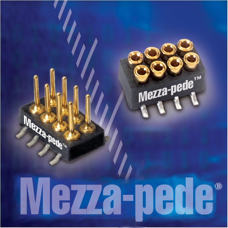 Mezza-pede® 1.0mm pitch SMT Connectors from Advanced Interconnections ...