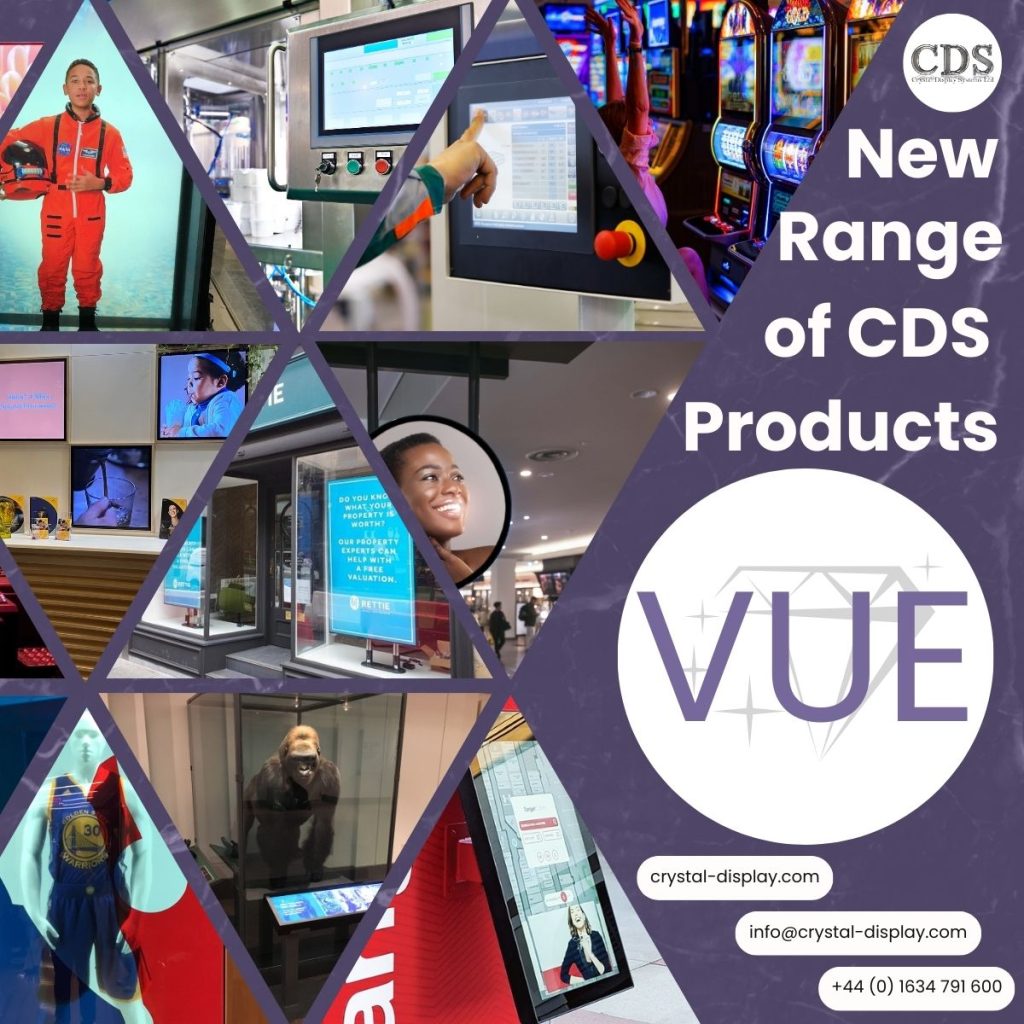 Crystal Display Systems (CDS) unveils new VUE range of displays - CIE