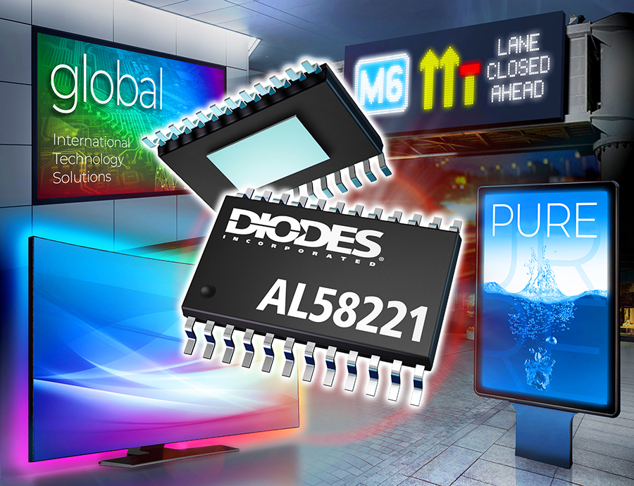 12-channel LED driver from Diodes enables impressive performance for ...