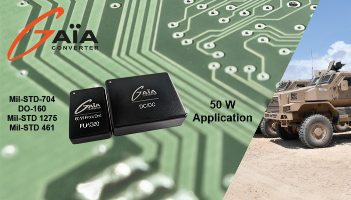 GAIA Converter simplifies military power converter design with new SWaP ...