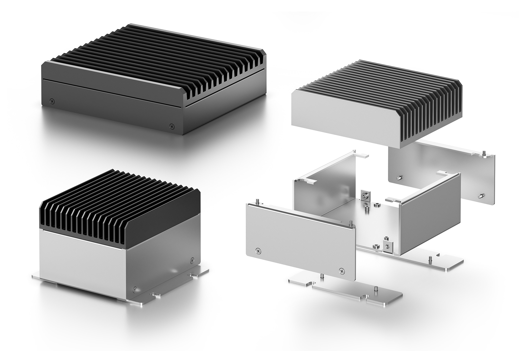 Optimum heat dissipation properties combined with variable case ...