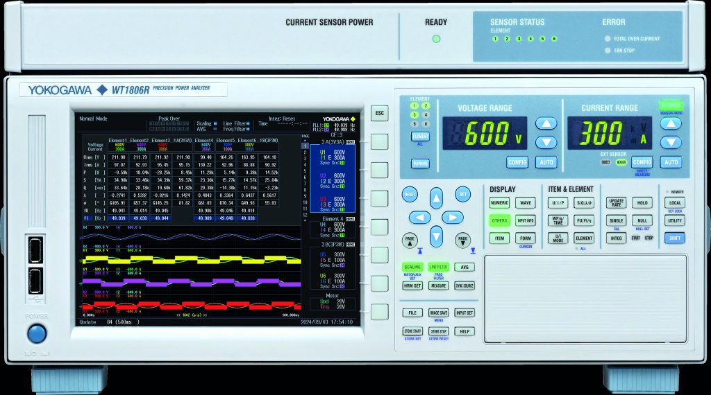 Yokogawa Test & Measurement releases WT1800R series high performance ...