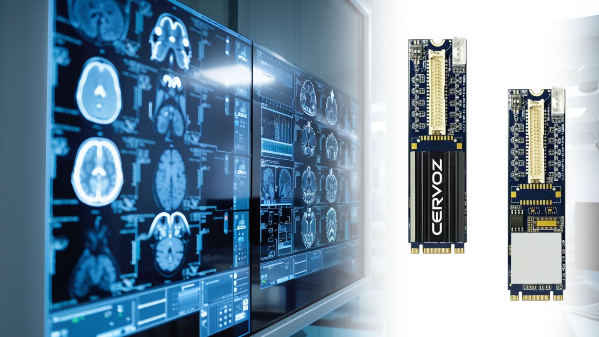 Cervoz M.2 2280 LVDS display card: "revolutionising" medical displays ...