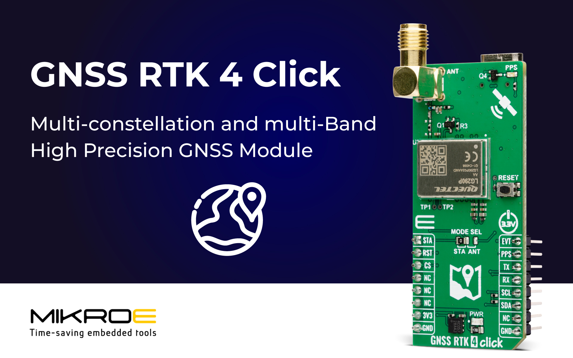 Achieve sub-metre positioning accuracy with GNSS RTK 4 Click board from ...