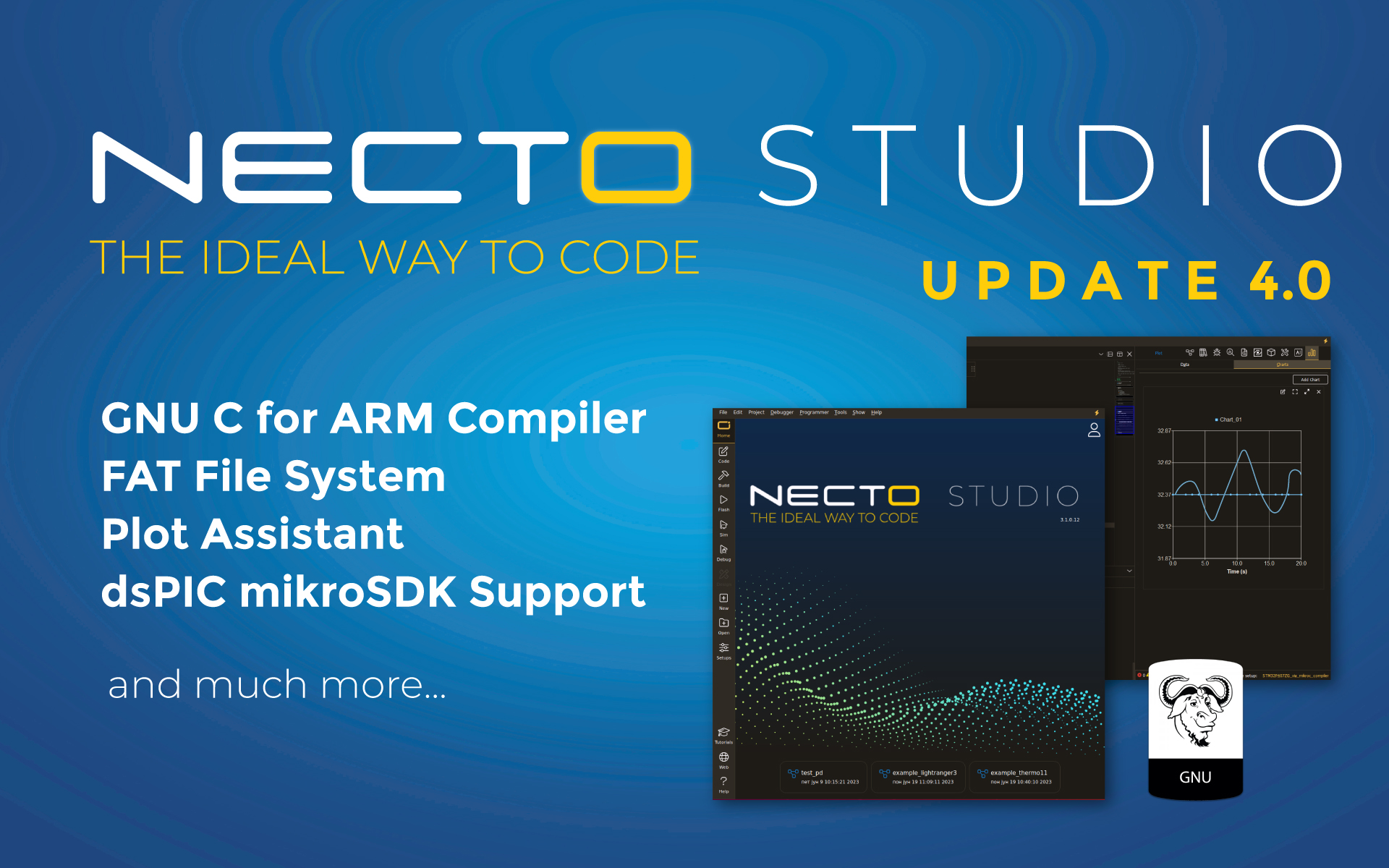 NECTO IDE from MIKROE adds GNU C for ARM supports more MCU cores from ...