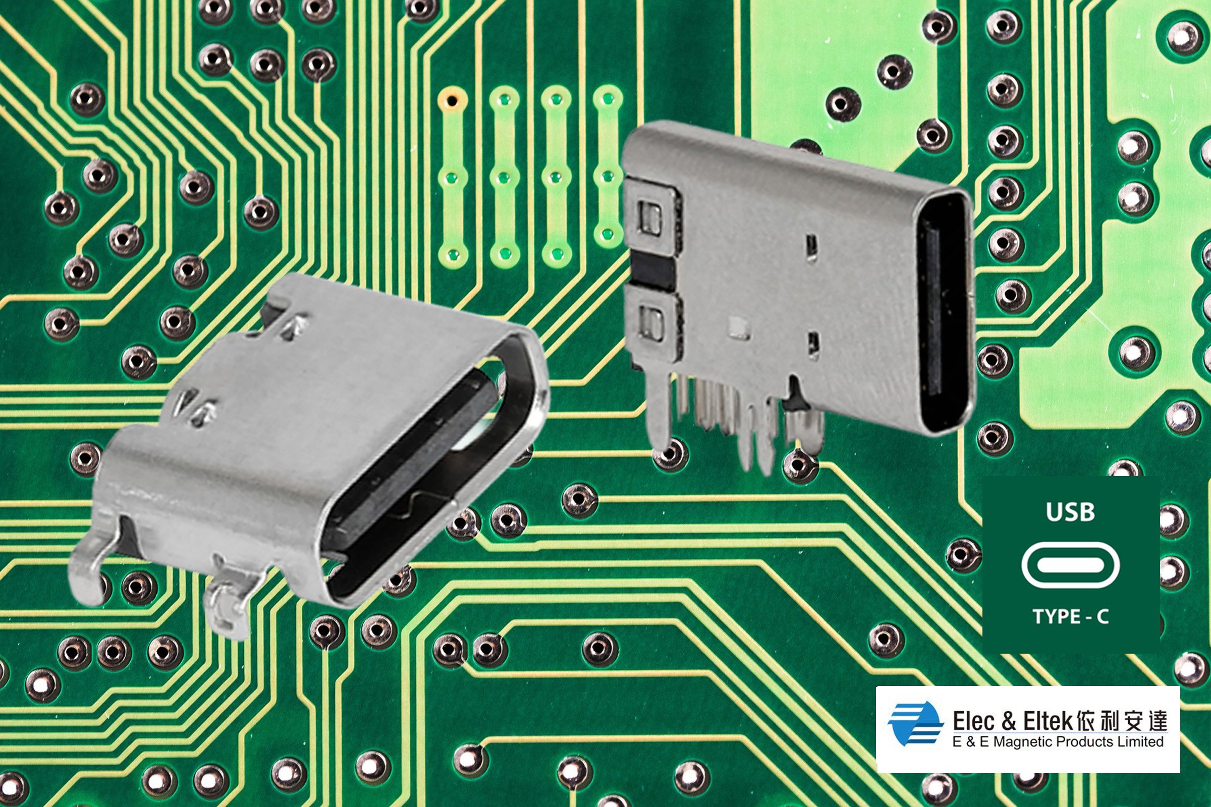 USB-C connectors available in horizontal and vertical formats - CIE